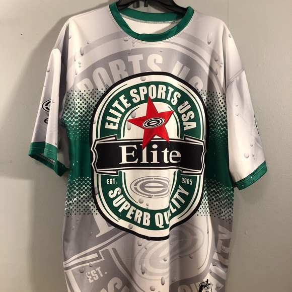 Elite | Shirts | New Elite Softball Young Jersey Medium Heineken 9 ...